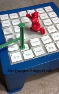 Modifying Board Games for Articulation Therapy